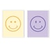 Preppy Smiley Faces Wall Art Set of 6 Digital Download Print, Preppy ...