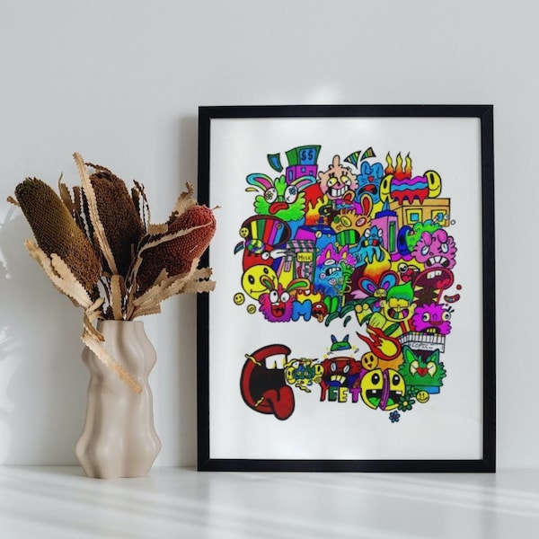 Doodle Art - Etsy