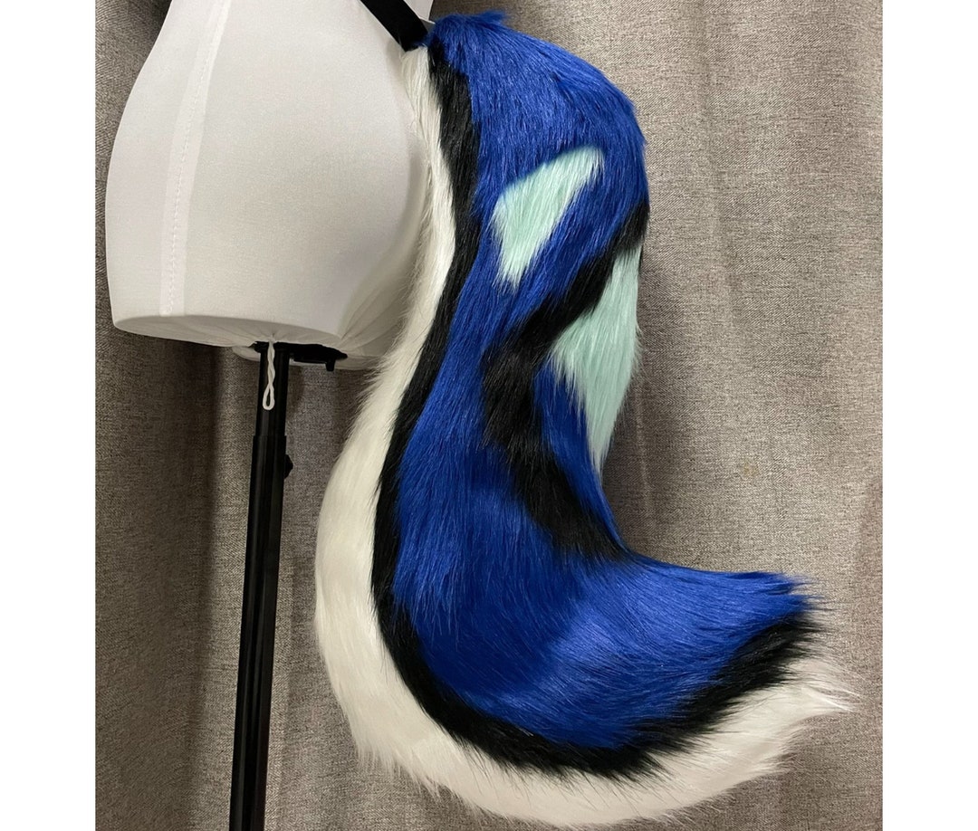 Fursuit Custom Tail Furry Tail Floor-length Tail Curly - Etsy