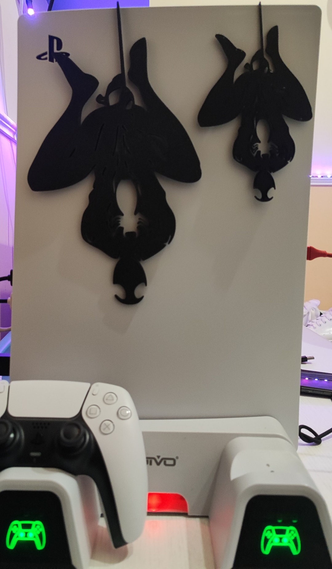 PS5 SPIDERMAN SYMBIOTE Side Panel Decoration - Etsy