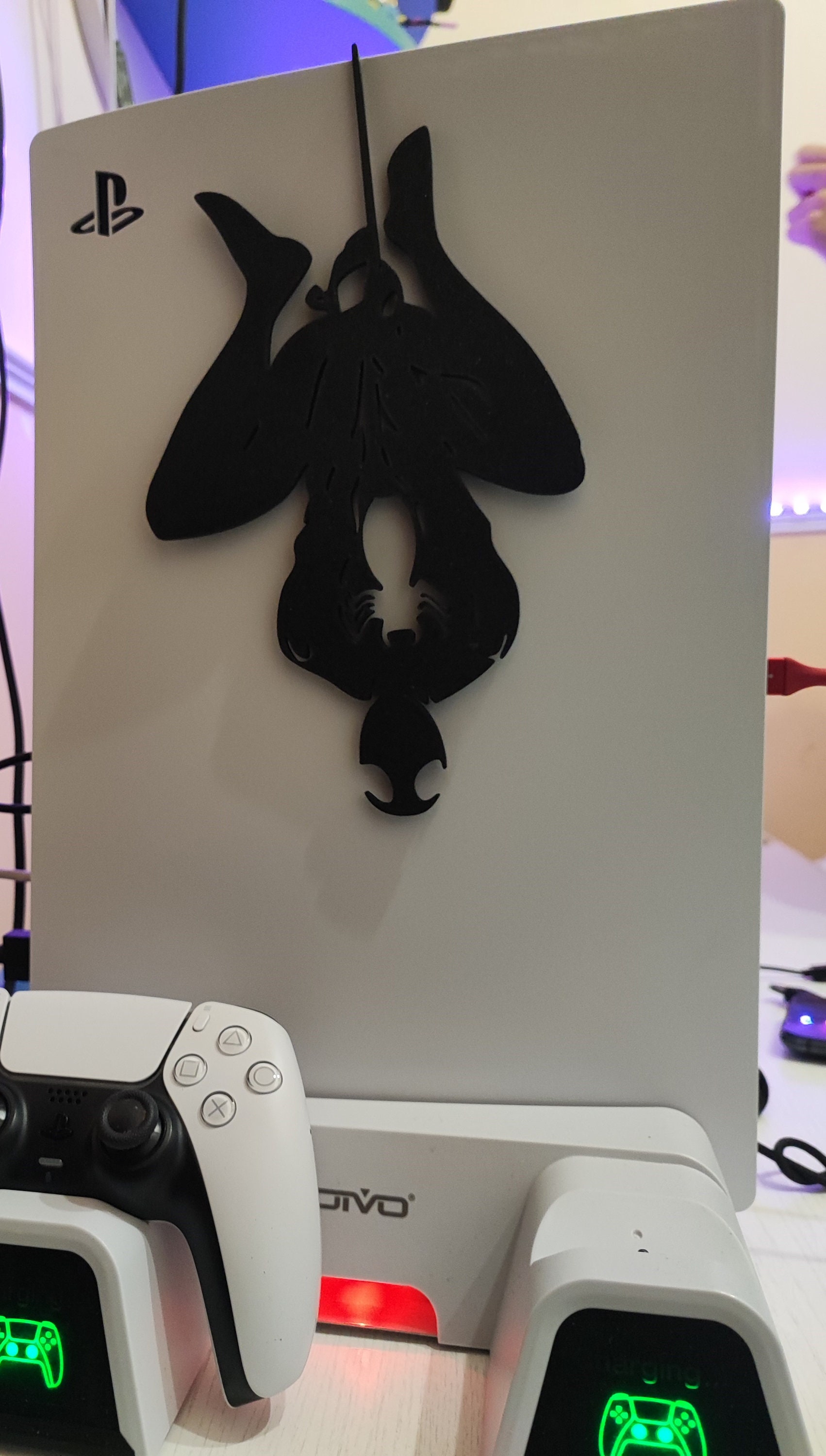 PS5 SPIDERMAN SYMBIOTE Side Panel Decoration - Etsy