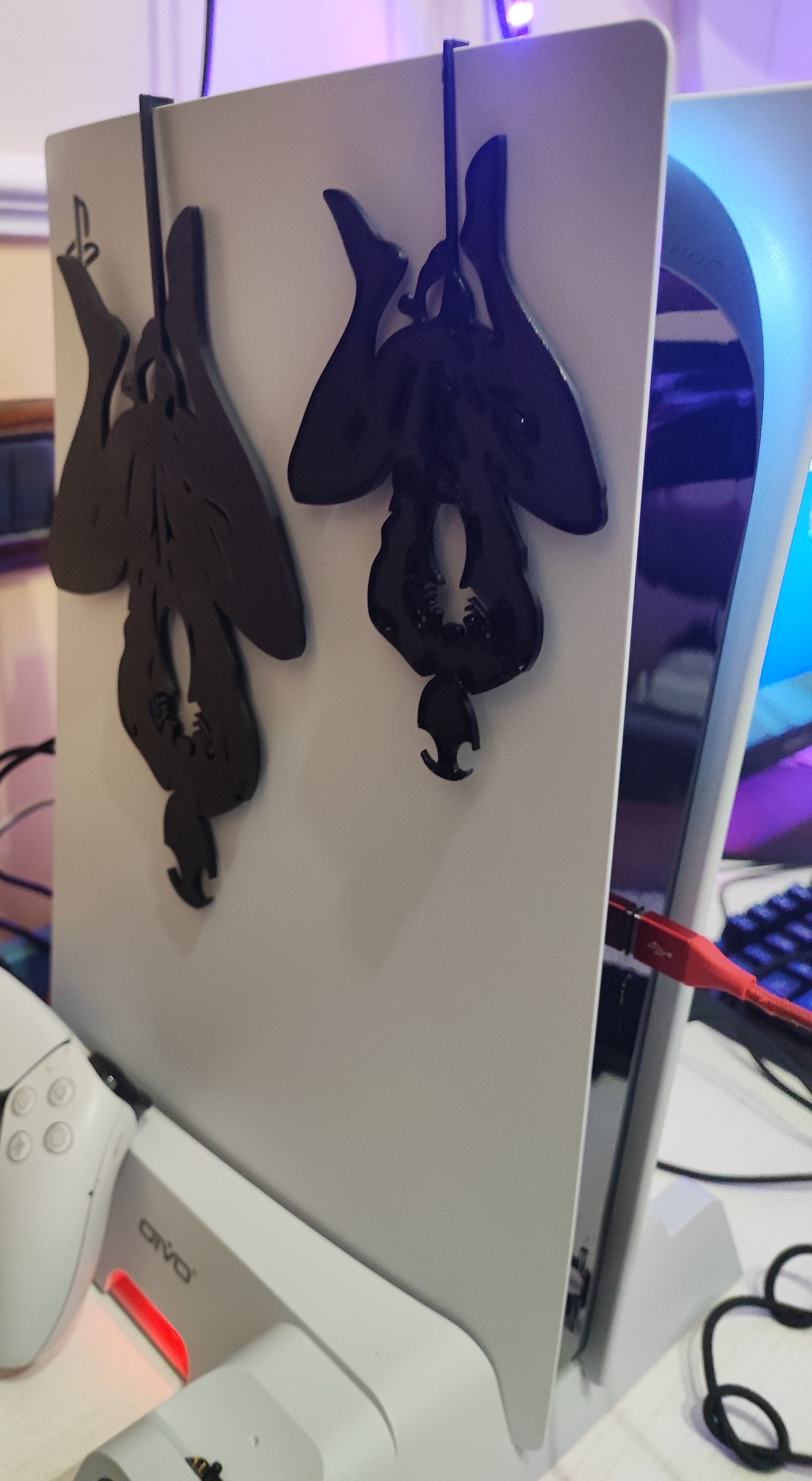 PS5 SPIDERMAN SYMBIOTE Side Panel Decoration - Etsy