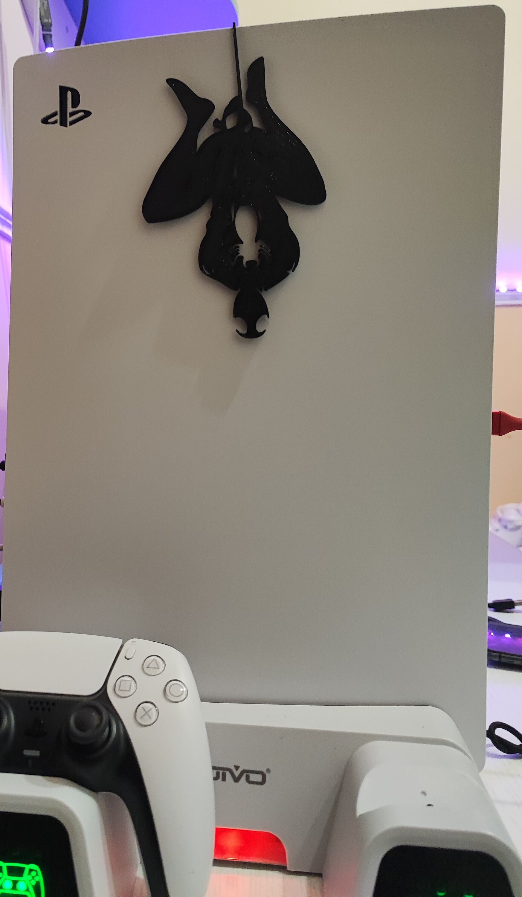 PS5 SPIDERMAN SYMBIOTE Side Panel Decoration - Etsy