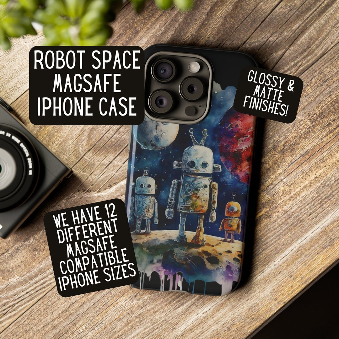 Dual Layer Magsafe Alien Robot Planet Tough Case - Etsy