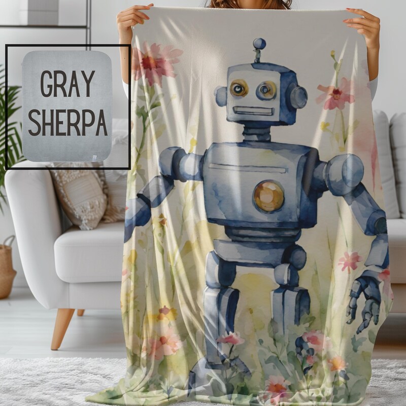 Robot Bedding - Etsy