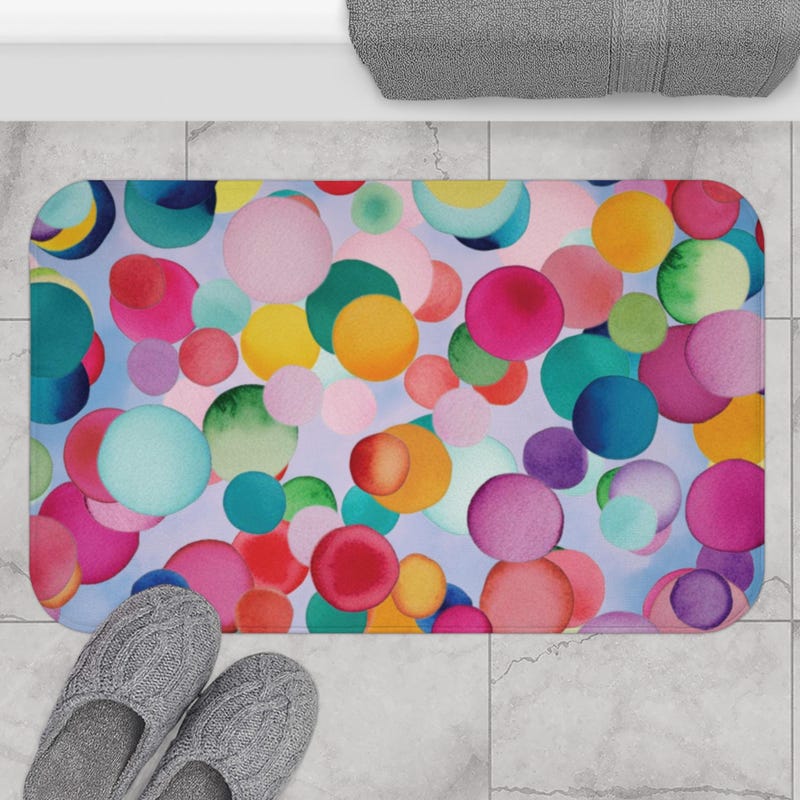 Polka Dot Rug - Etsy