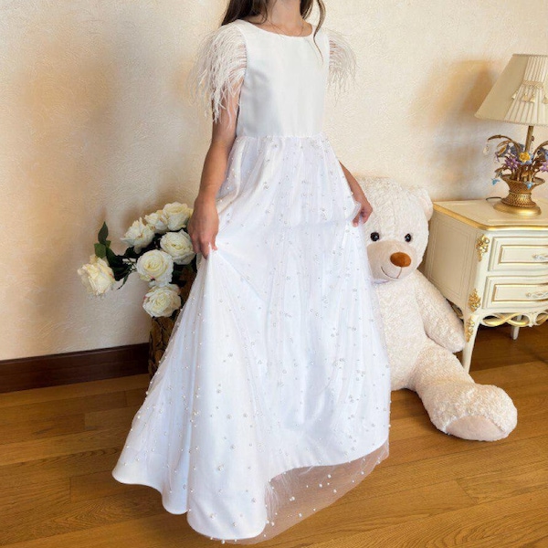 White Confirmation Dresses - Etsy