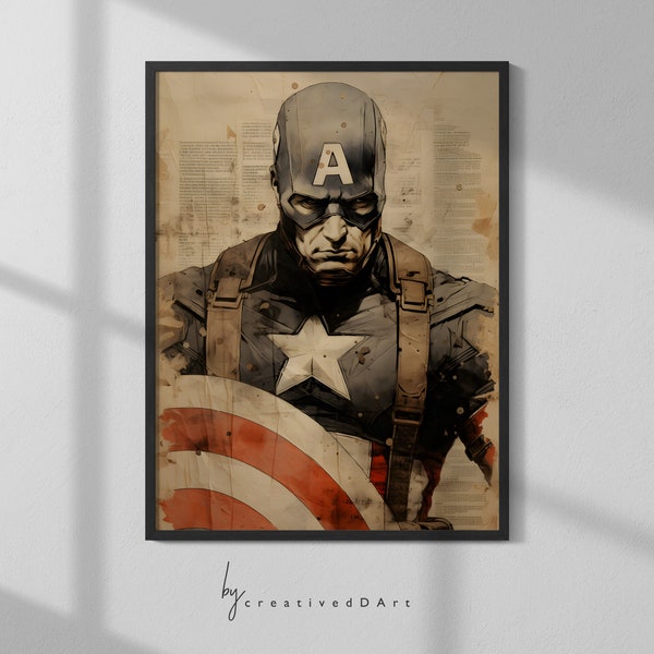 Comic Style Poster - Etsy