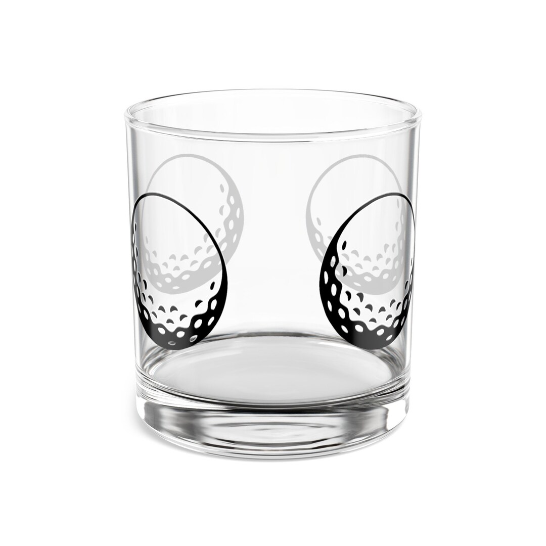Golf Enthusiast Golf Ball Rocks Glass, 10oz Perfect Gift for Golf ...