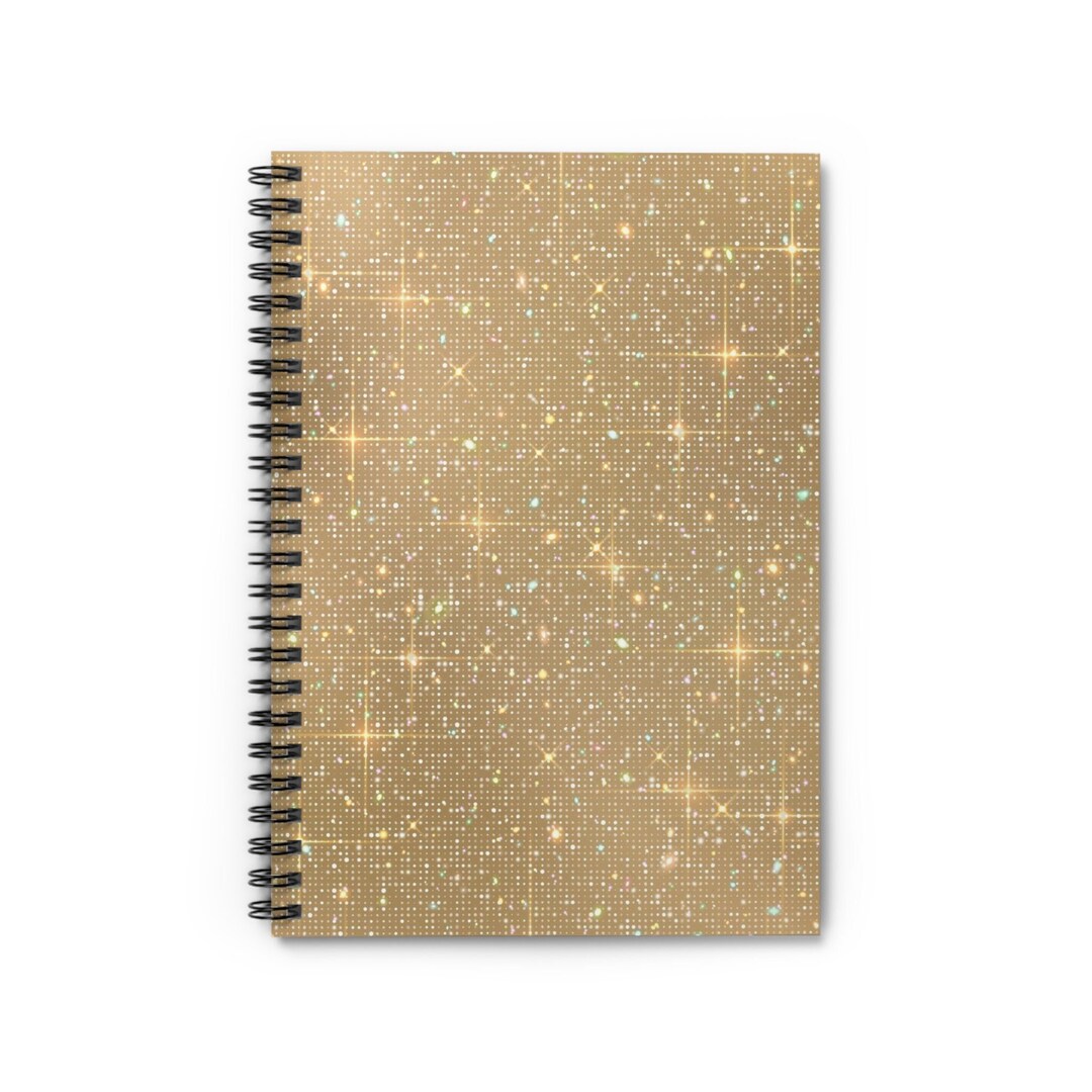 Bedazzled Shiny Sparkles Spiral Notebook - Ruled Line Journal - Etsy