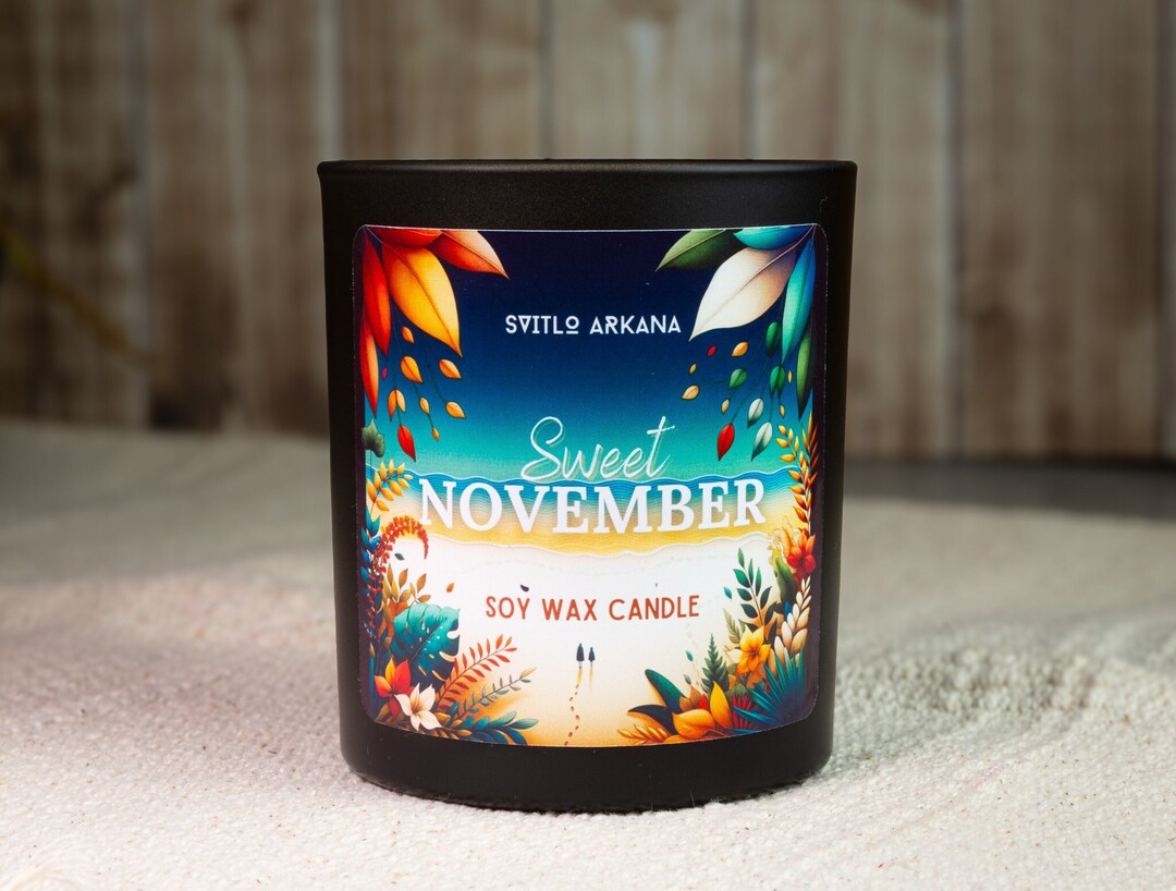 TROPICAL ISLAND CANDLE Soy Wax Hand-poured Sweet November - Etsy