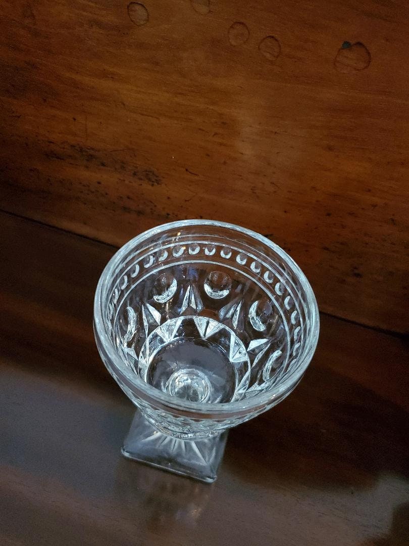 Beautiful Cut Glass Goblet - Etsy