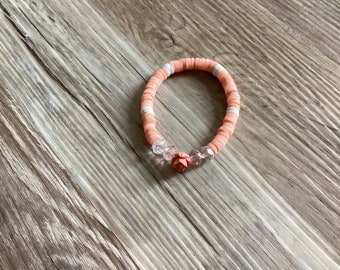 More Colors Rose Gold Hematite Boho Stack Friendship Bracelets Jewelry Neutral Heishi Mantra ...