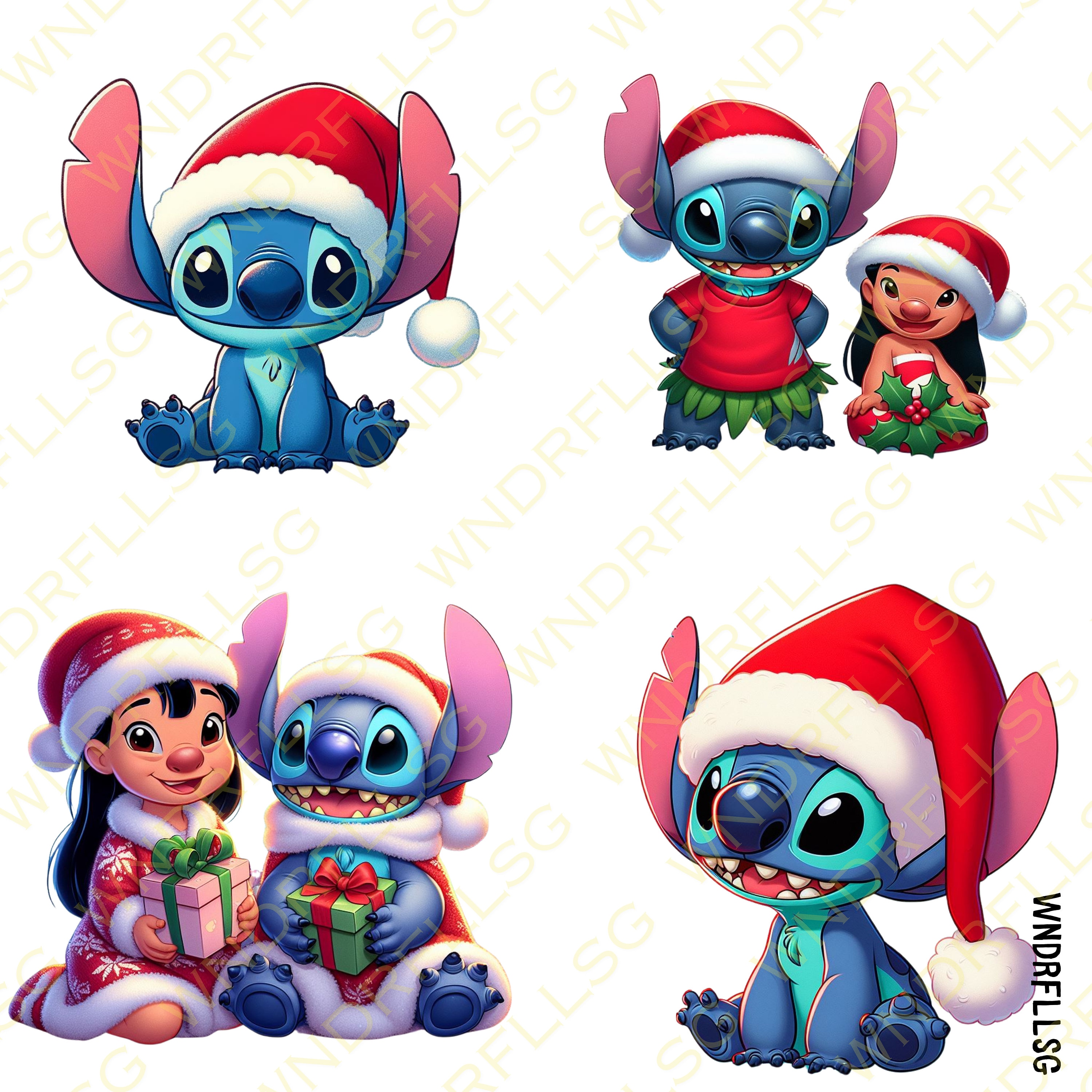 Christmas Lilo and Stitch, Christmas Png, Lilo and Stitch Clipart Png ...