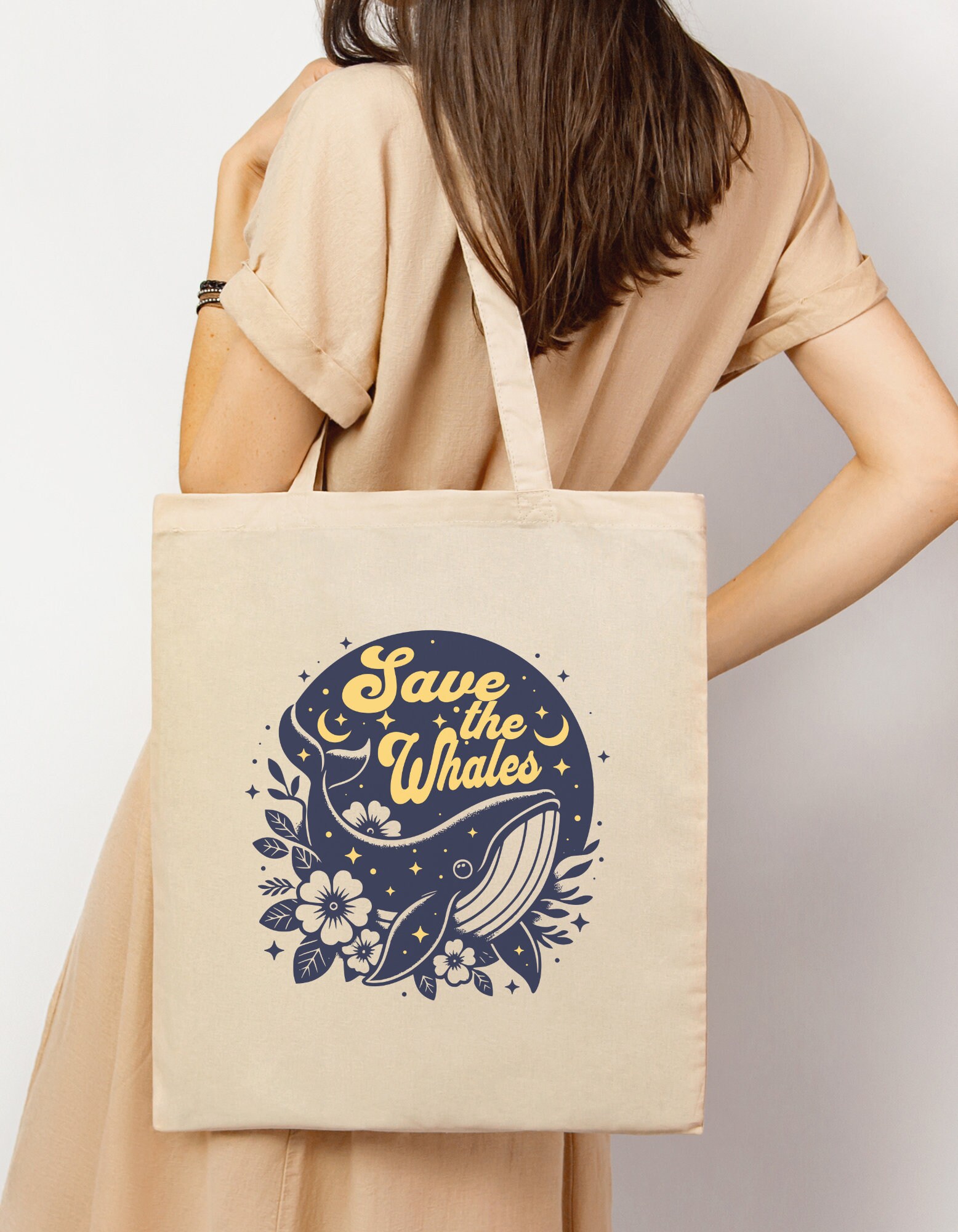 Whale Totebag, Whale Merch, Save the Whales, Ecobag, Conserve Nature ...
