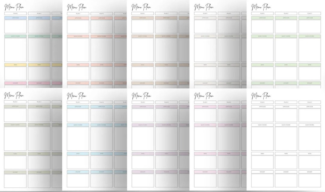 Event Planner PDF Template - Etsy