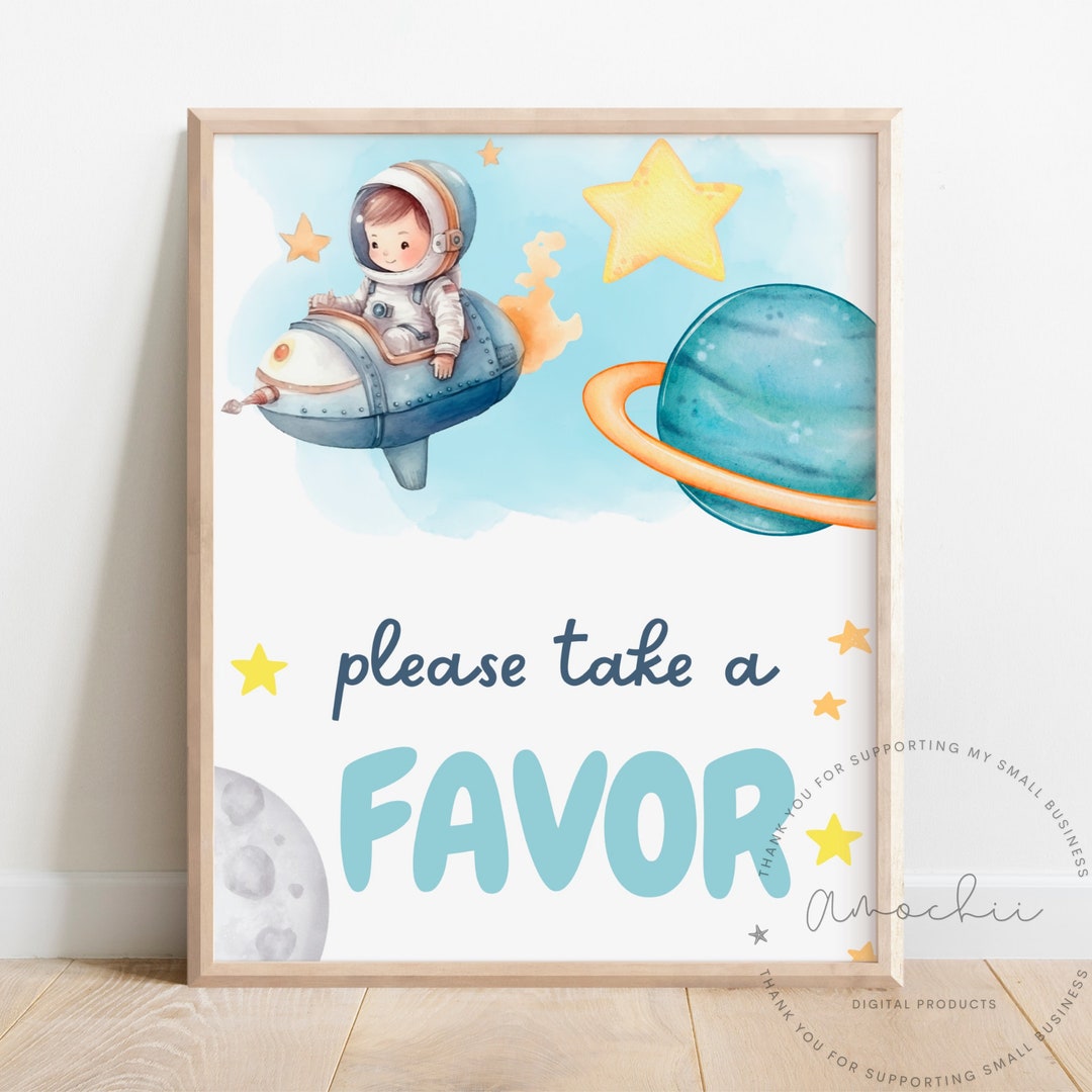 Baby Shower Boy Birthday School Event Favors Table Sign, Theme ...