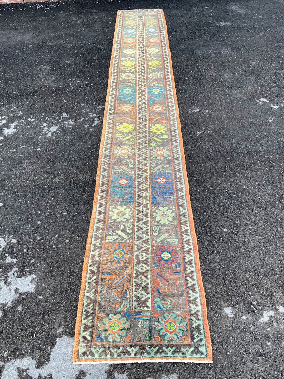 2x12 Runner Rug Extra Long, Long Runner Rug, Wool Runner Rug, Long ...