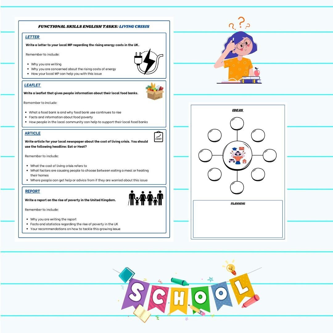 Functional Skills English Writing Activities: Report, Letter, Article ...
