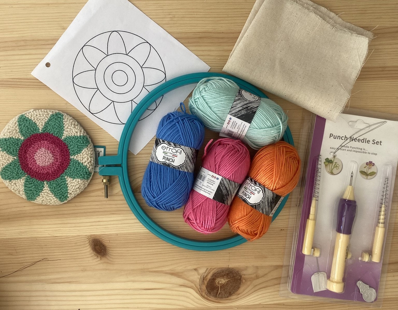 Punch Needle Kit / Beginner Punc Needle Kit / Punch Tools / All ...