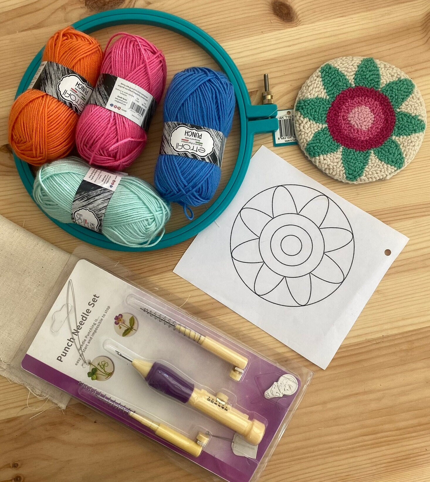 Punch Needle Kit / Beginner Punc Needle Kit / Punch Tools / All ...