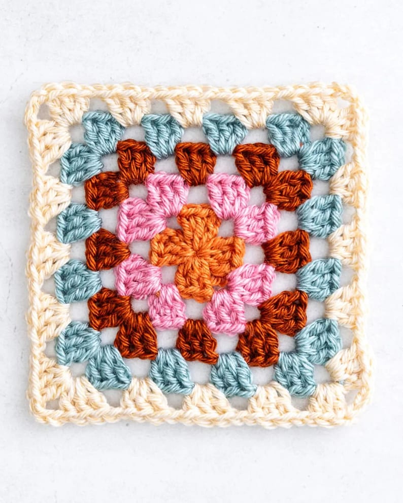 Granny Square Crochet Pouch Tutorial: Beginner's Guide (digital ...
