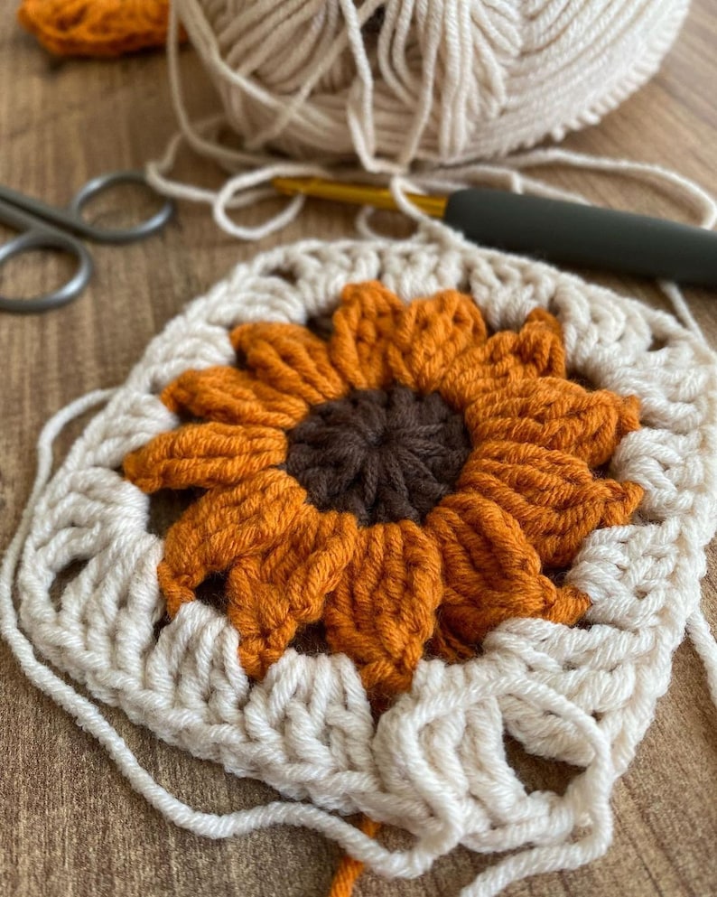 Sunburst Granny Square Crochet Pattern: Beginner's Guide (digital ...