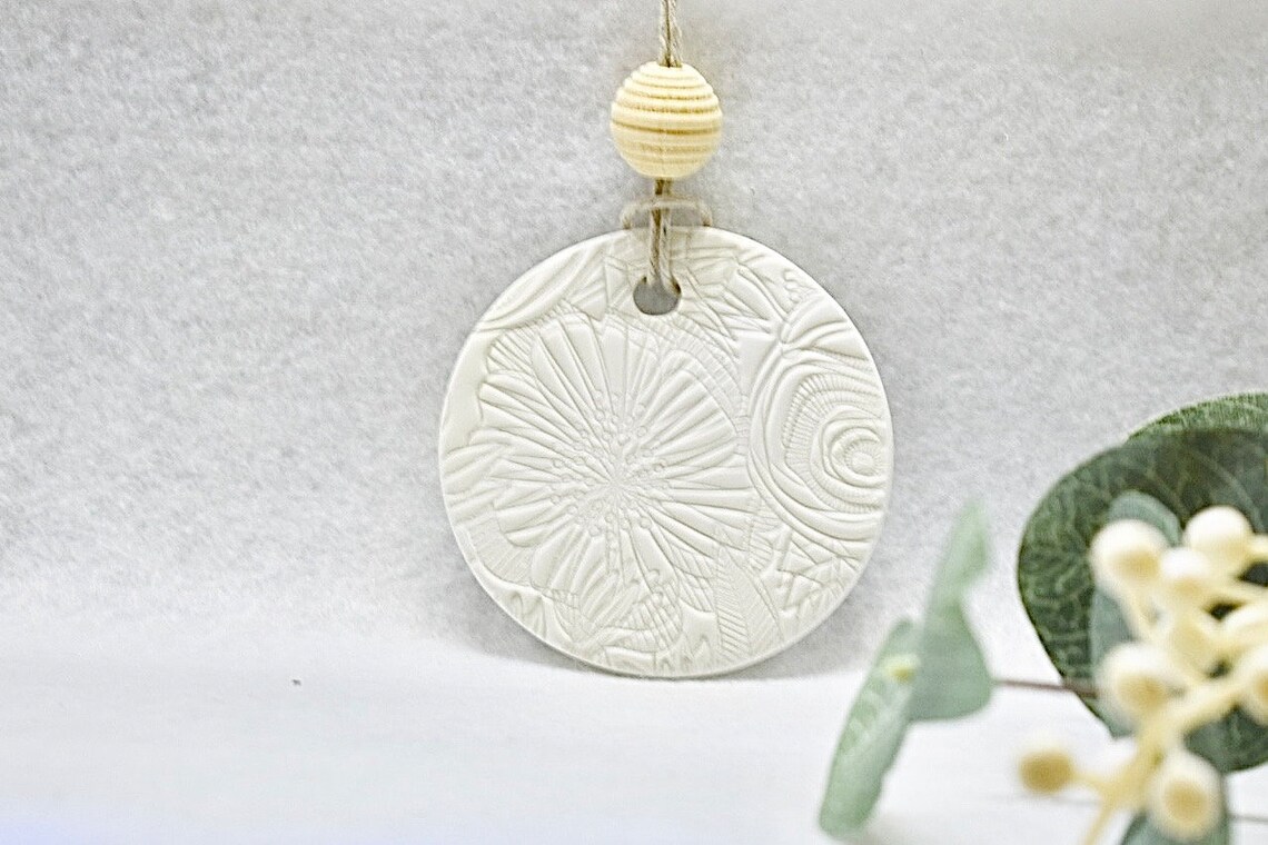 Natural Clay Essential Oil Diffuser, Car Air Freshener, New Car or ...