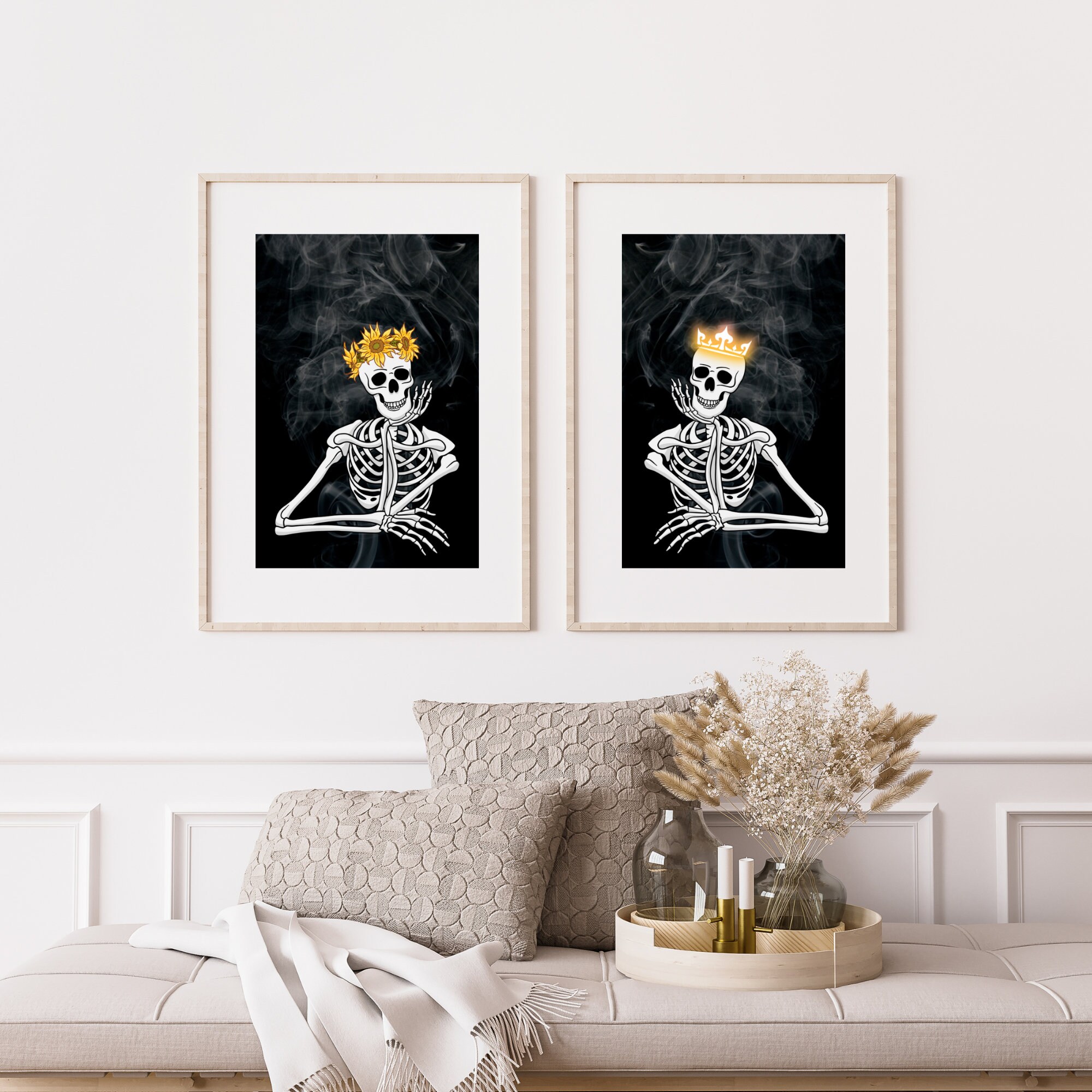 Spooky Halloween Printable Poster Collection Fall Art Digital Download ...