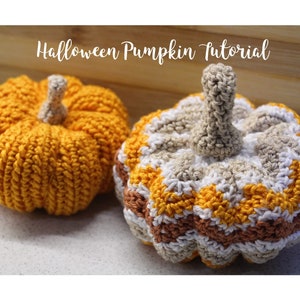 Halloween Pumpkin Crochet Pattern With Video Tutorial in Italian and ...