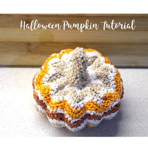 Halloween Pumpkin Crochet Pattern With Video Tutorial in Italian and ...