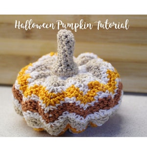 Halloween Pumpkin Crochet Pattern With Video Tutorial in Italian and ...
