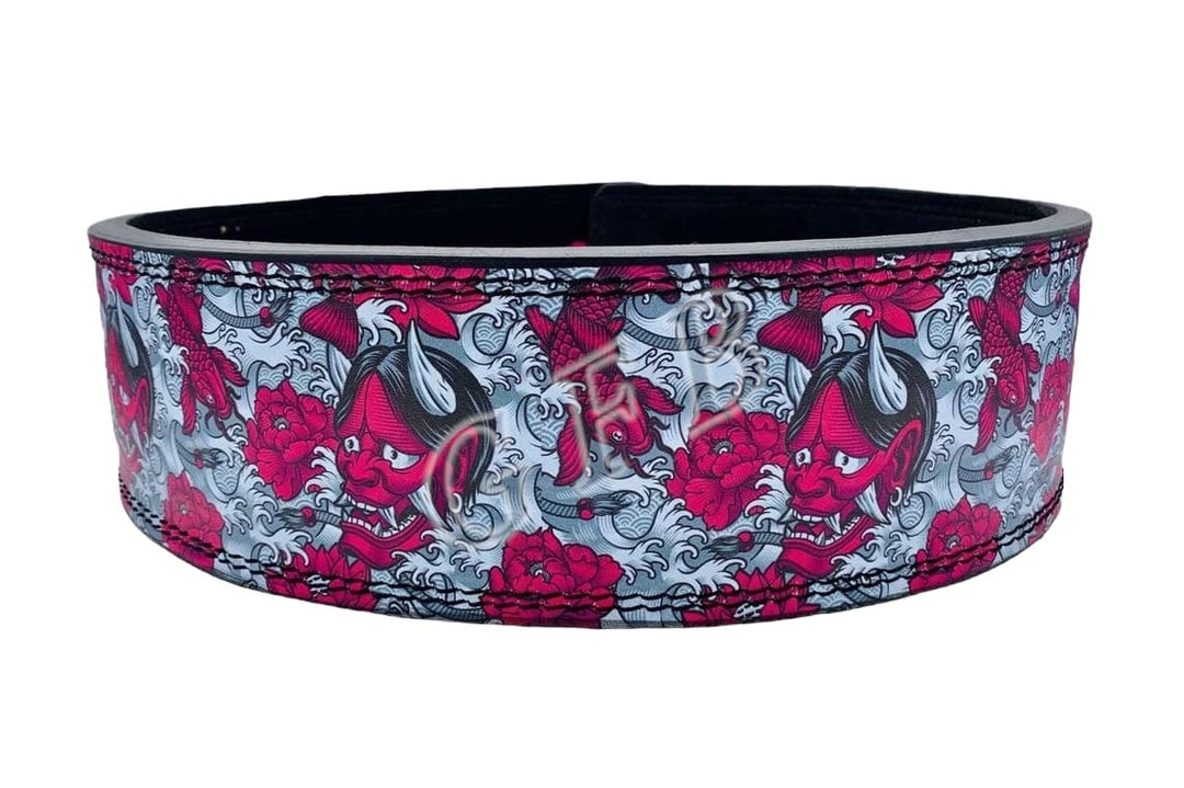 Pink Oni Samurai Lever Belt | Weightlifting Belt | All Training Purpose ...