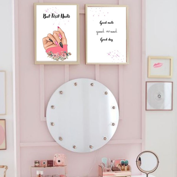 Nail Chart Poster - Etsy