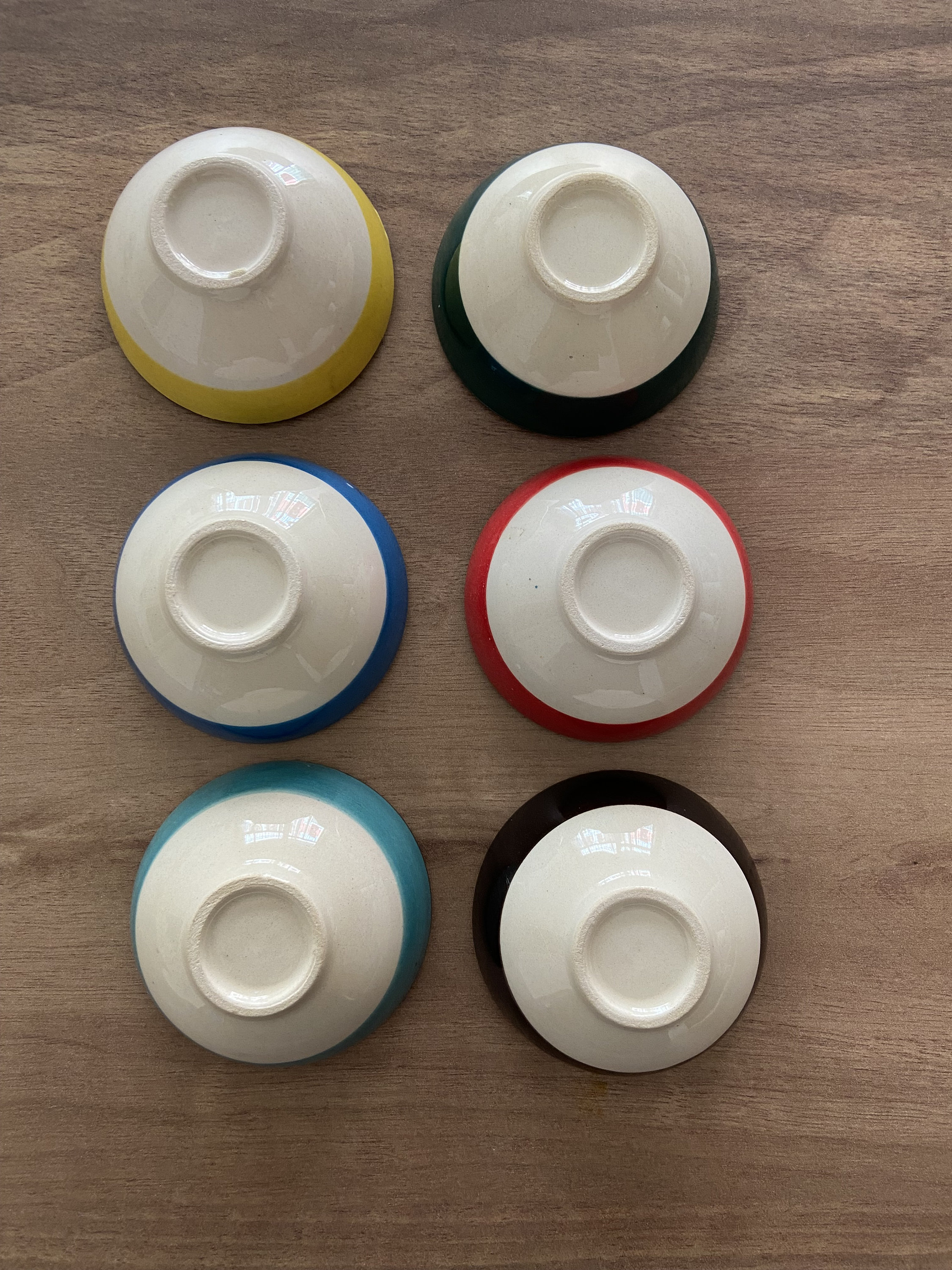 6x Set of Ceramic Bowls Cini Turkish Ceramic Bowls Istanbul Bowls ...