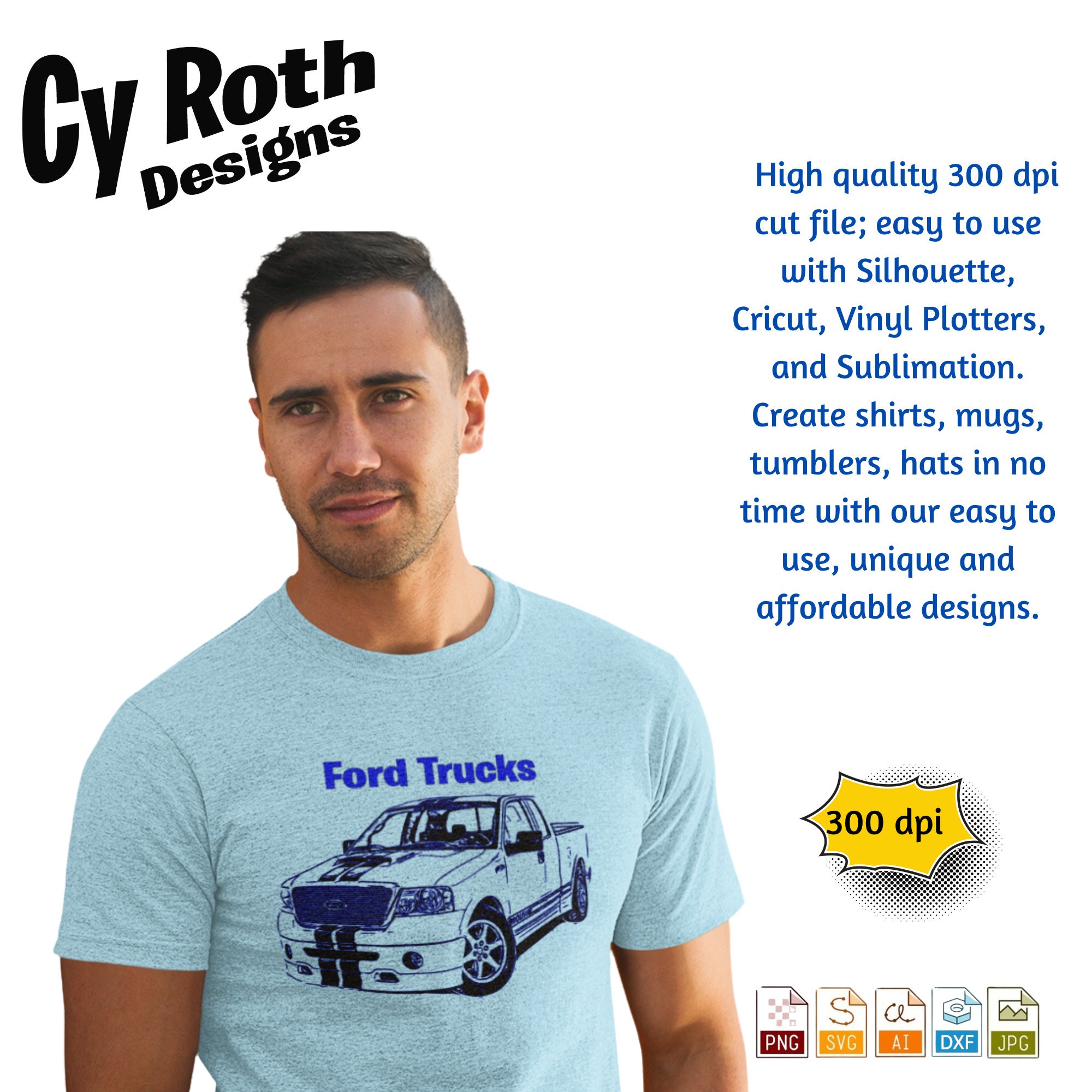 2007 Ford F-150 Svg Png Jpg Ai Dxf File, Classic Truck Svg - Etsy