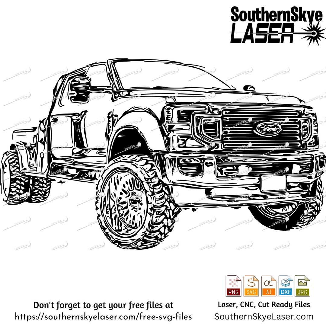 2020 Ford F-350 Svg Png Cut File - Etsy