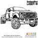 2020 Ford F-350 Svg Png Cut File - Etsy