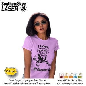 Chocolate Labrador Svg Png Jpg Ai Dxf File - Etsy