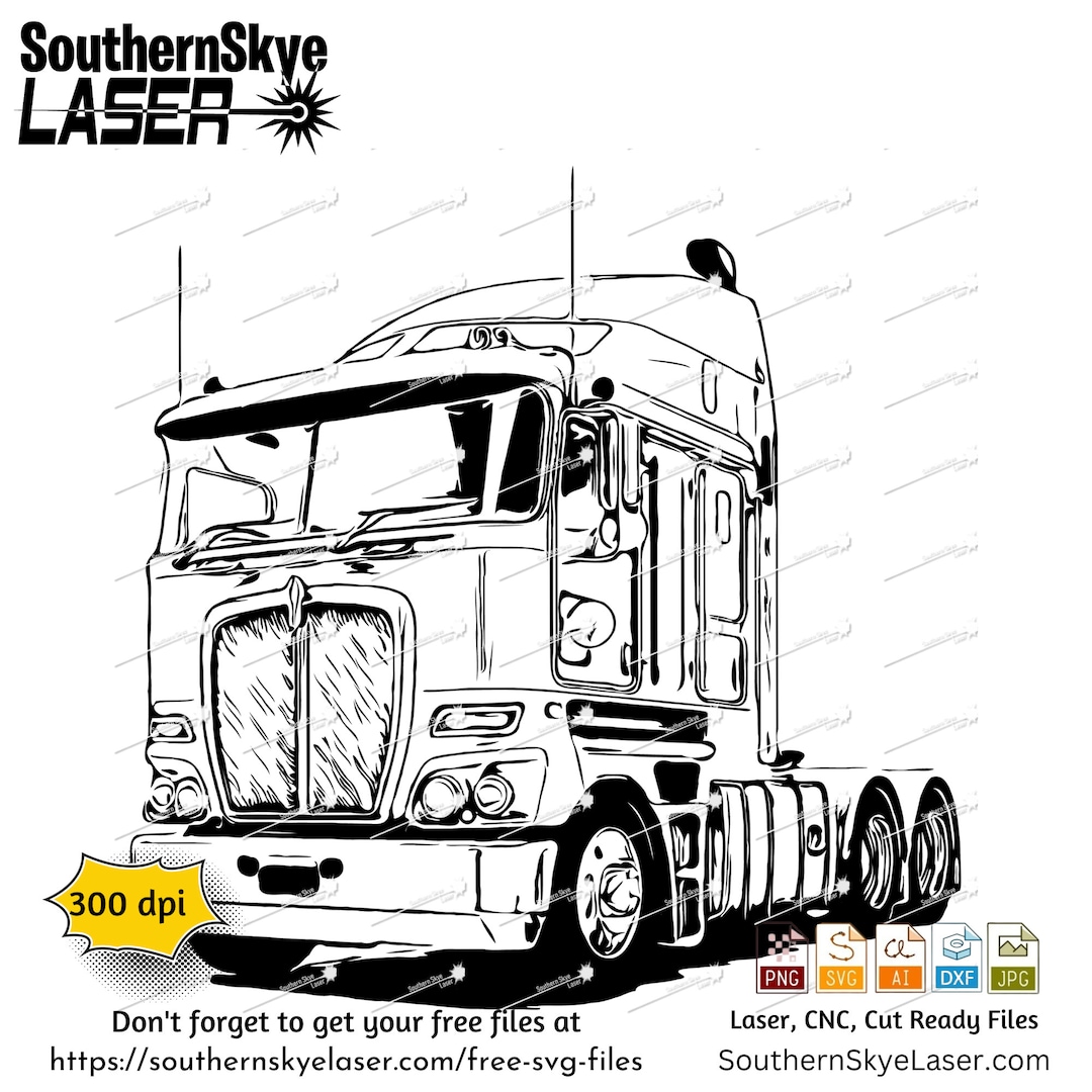 Kenworth K200 Svg Png Jpg Ai Dxf File - Etsy