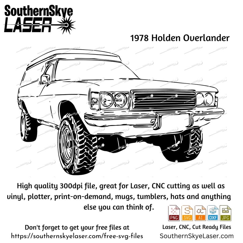 1978 Holden Overlander Svg Png Jpg Ai Dxf File - Etsy