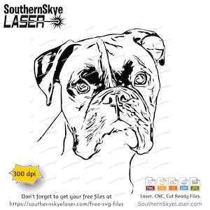 Boxer Svg Png Jpg Ai Dxf File - Etsy
