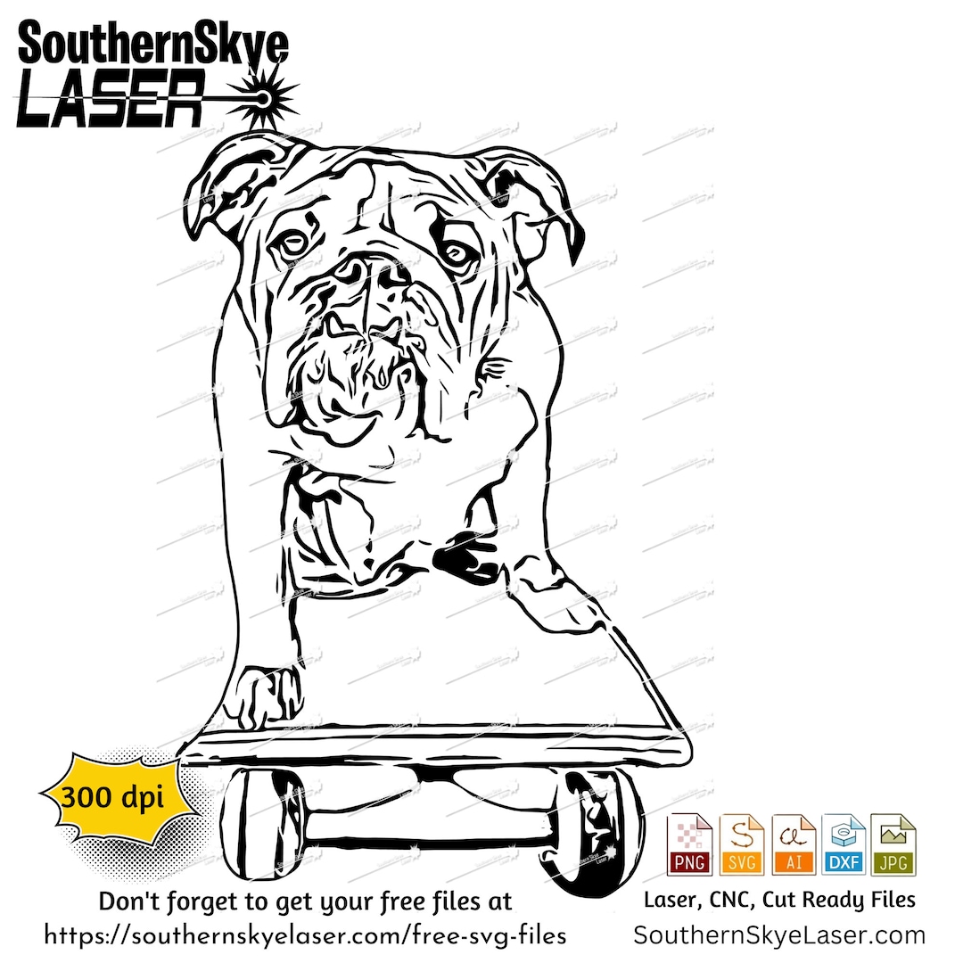 Bulldog Svg Png Jpg Ai Dxf File - Etsy
