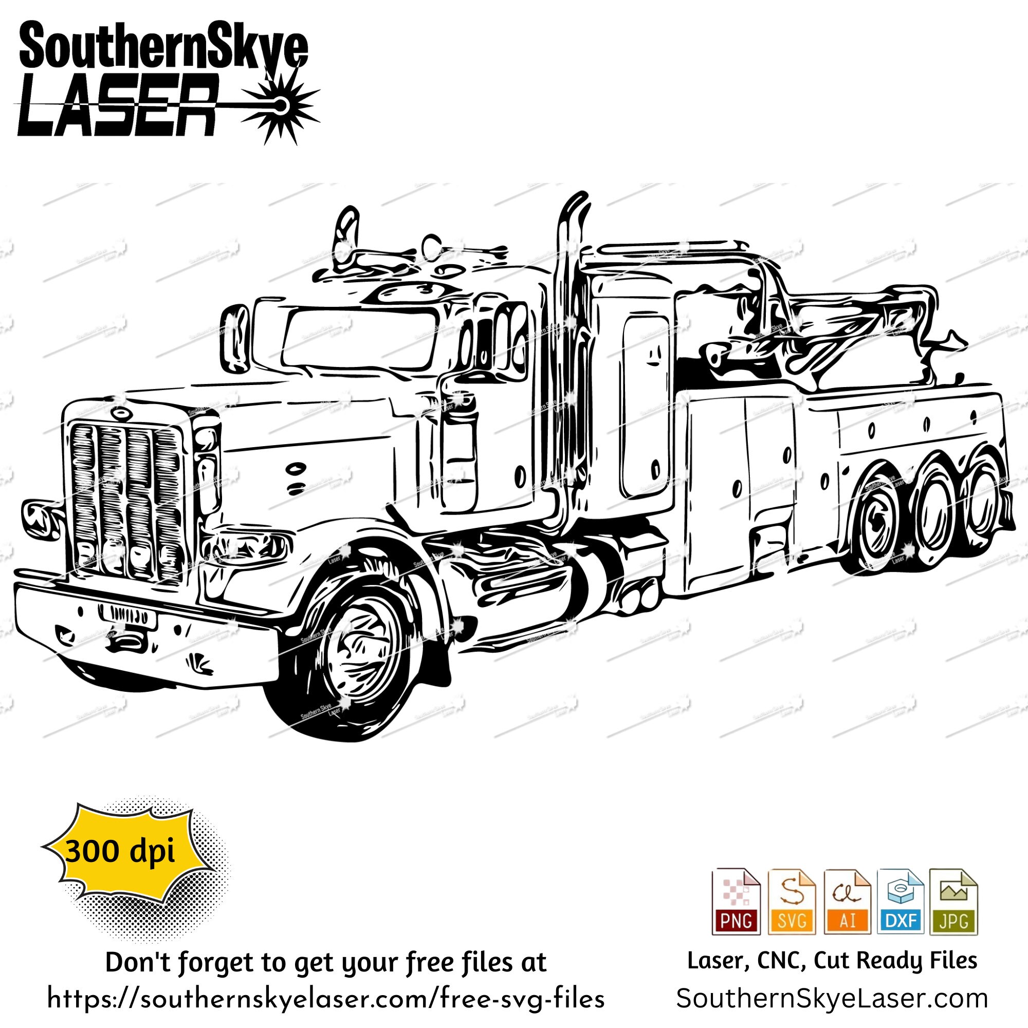 2014 Peterbilt Wrecker Svg Png Jpg Ai Dxf File - Etsy