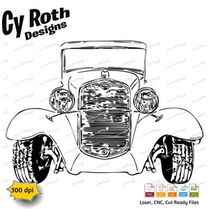 1930 Ford Model A Svg Png Jpg Ai Dxf File, Classic Car Svg - Etsy