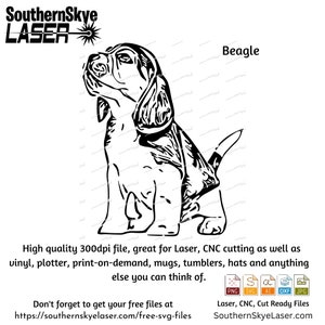 Beagle Puppy Svg Png Jpg Ai Dxf File - Etsy