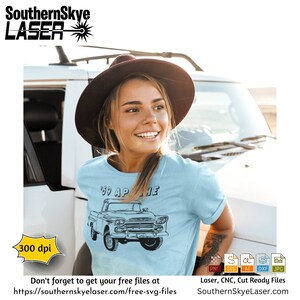 1959 Chevy Apache Svg Png Jpg Ai Dxf File - Etsy