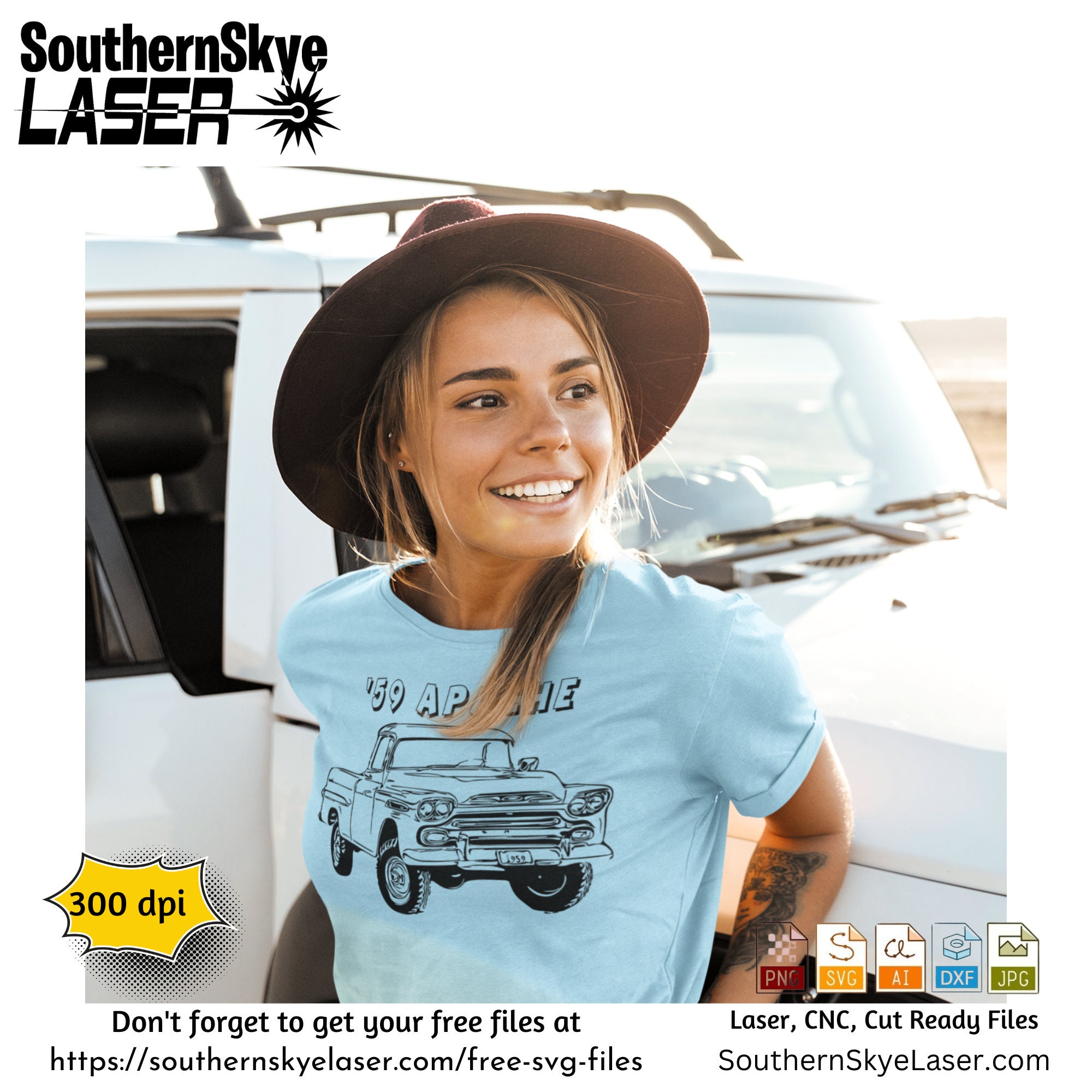 1959 Chevy Apache Svg Png Jpg Ai Dxf File - Etsy