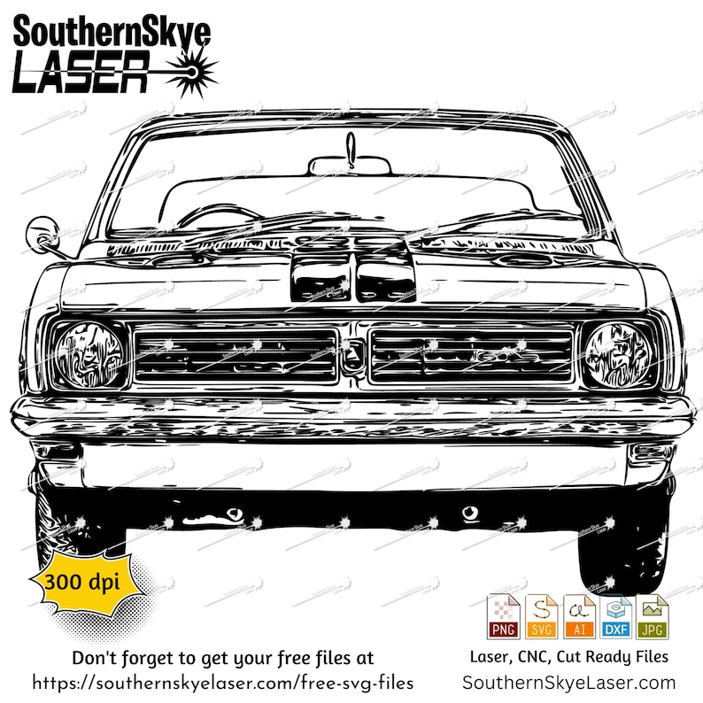 1969 Holden Monaro Svg Png Jpg Ai Dxf File - Etsy Australia