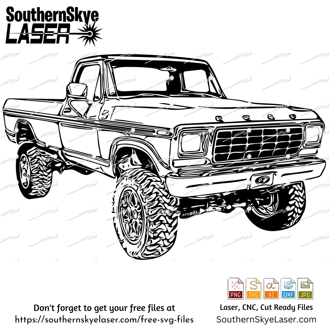 1978 Ford F-250 Svg Png Cut File - Etsy